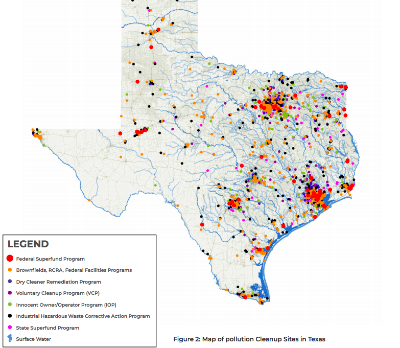 Light Pollution Map Texas